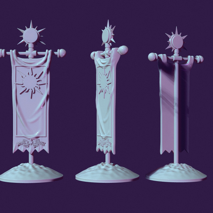 3D Printable board game banner by Viktoriya Kabanova