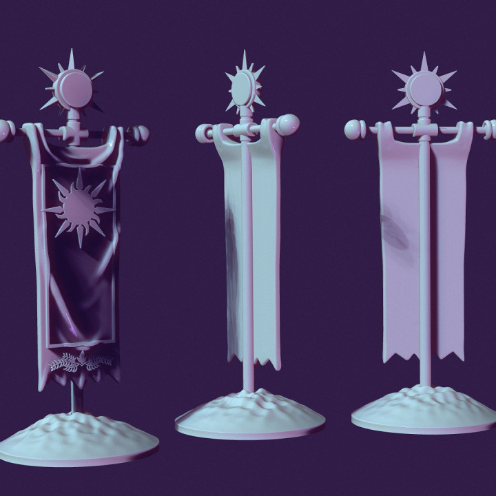 3D Printable board game banner by Viktoriya Kabanova