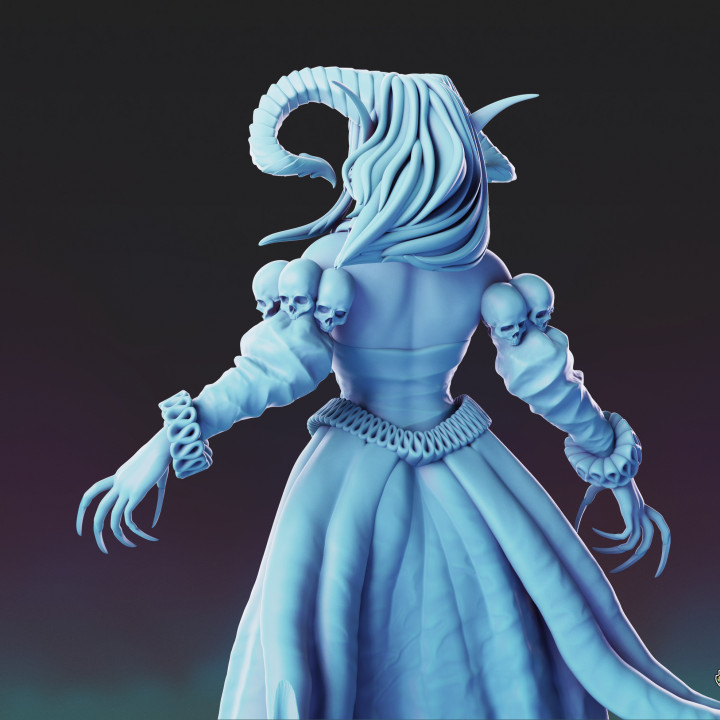 3D Printable Cursed Elf Banshee - Pose 3 + Pinups by PSMiniatures