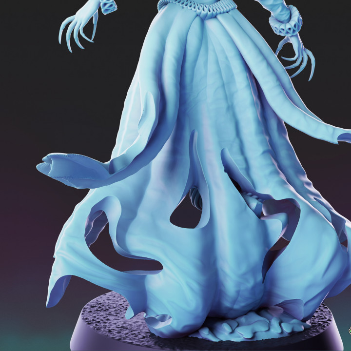 3D Printable Cursed Elf Banshee - Pose 3 + Pinups by PSMiniatures