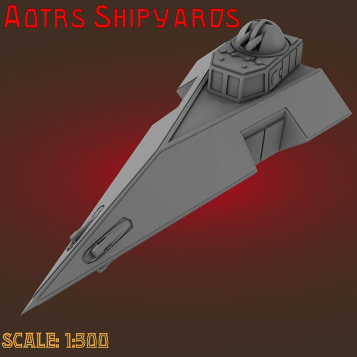 3D Printable SW300-GDH:D01 Delta Series Assault Shuttle by Aotrs Shipyards