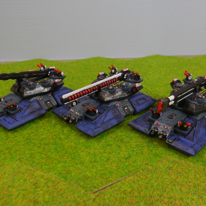 3D Printable MG144-HE007 Onager Super Tank by Aotrs Shipyards