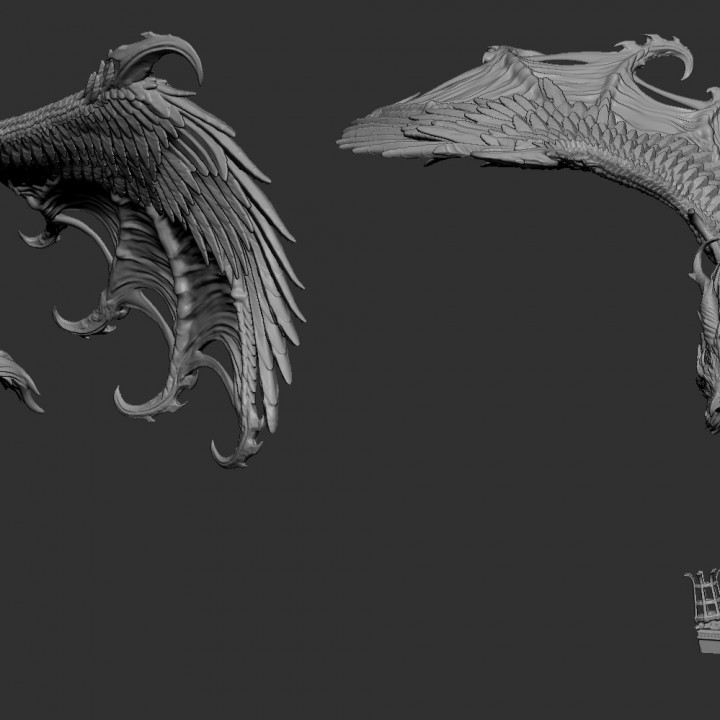 3D Printable Elder Stalker Owl (pose 2 of 2) by Mini Monster Mayhem