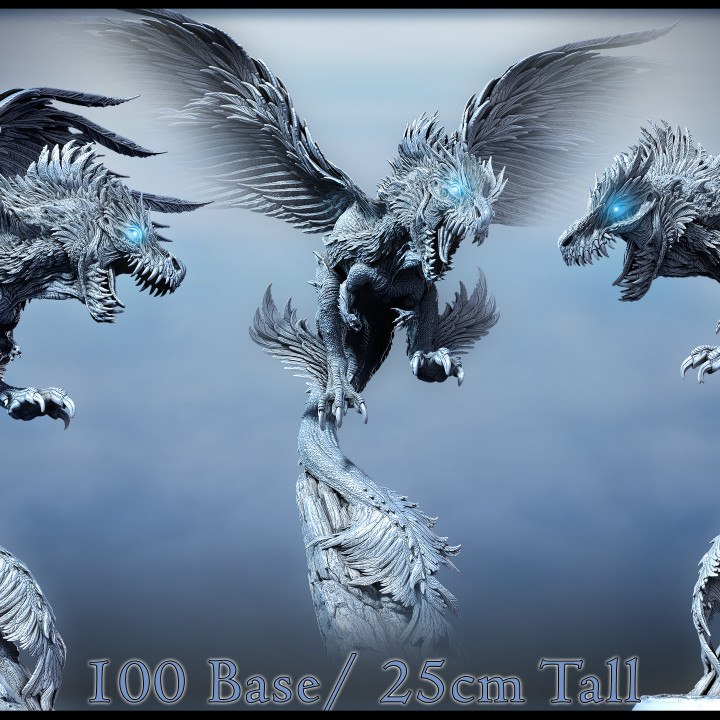 3D Printable T-Rex in Flight by Mini Monster Mayhem