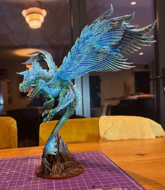 3D Printable T-Rex in Flight by Mini Monster Mayhem