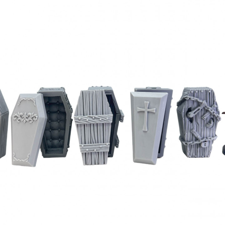 3D Printable Coffins by Tiny Furniture