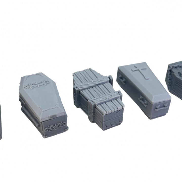 3D Printable Coffins by Tiny Furniture