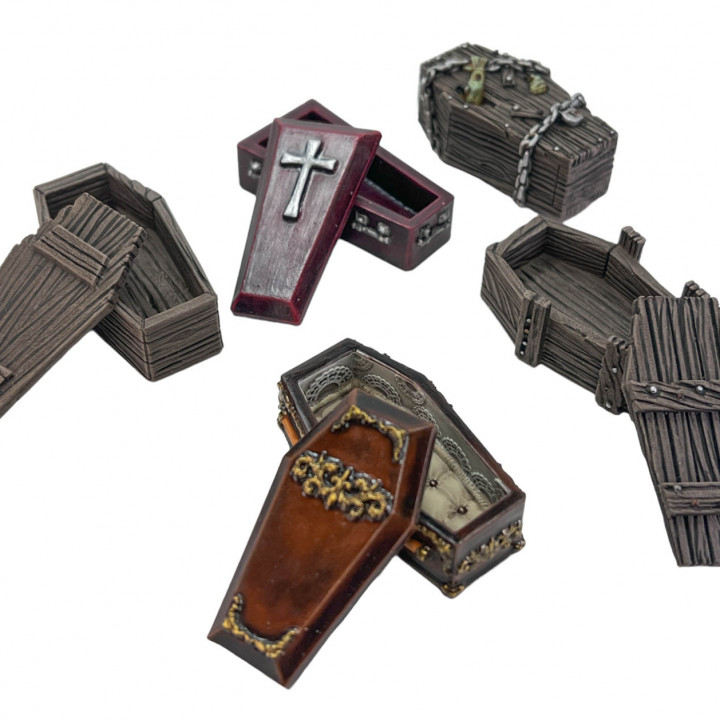 3D Printable Coffins by Tiny Furniture