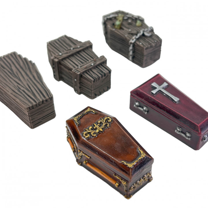3D Printable Coffins by Tiny Furniture