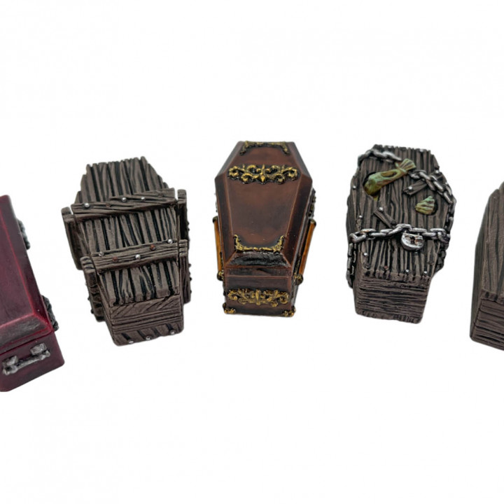 3D Printable Coffins by Tiny Furniture