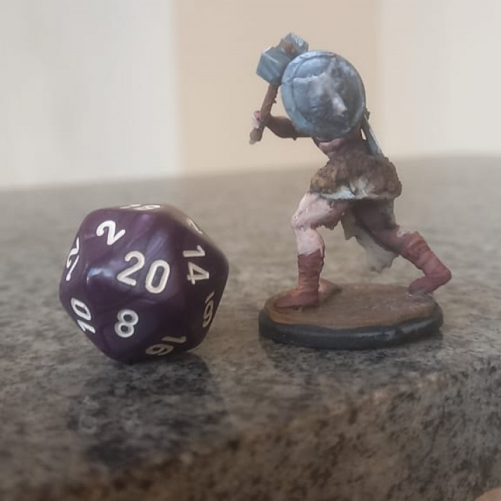 3D Printable Borus The Barbarian by Tenda Orc Studio
