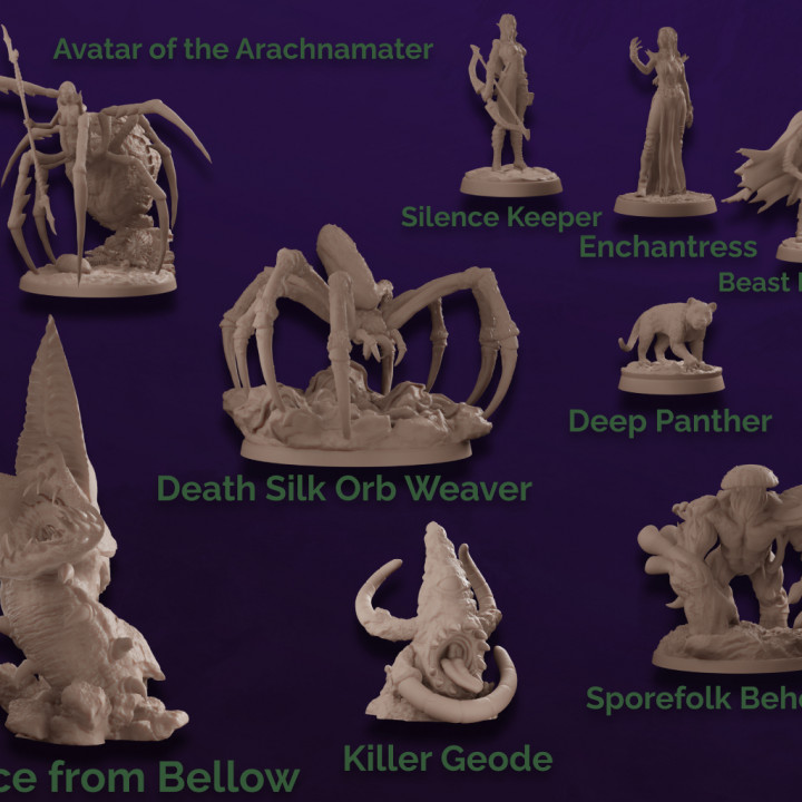 3D Printable Lands Bellow - Full Pack by Artificers_Mini