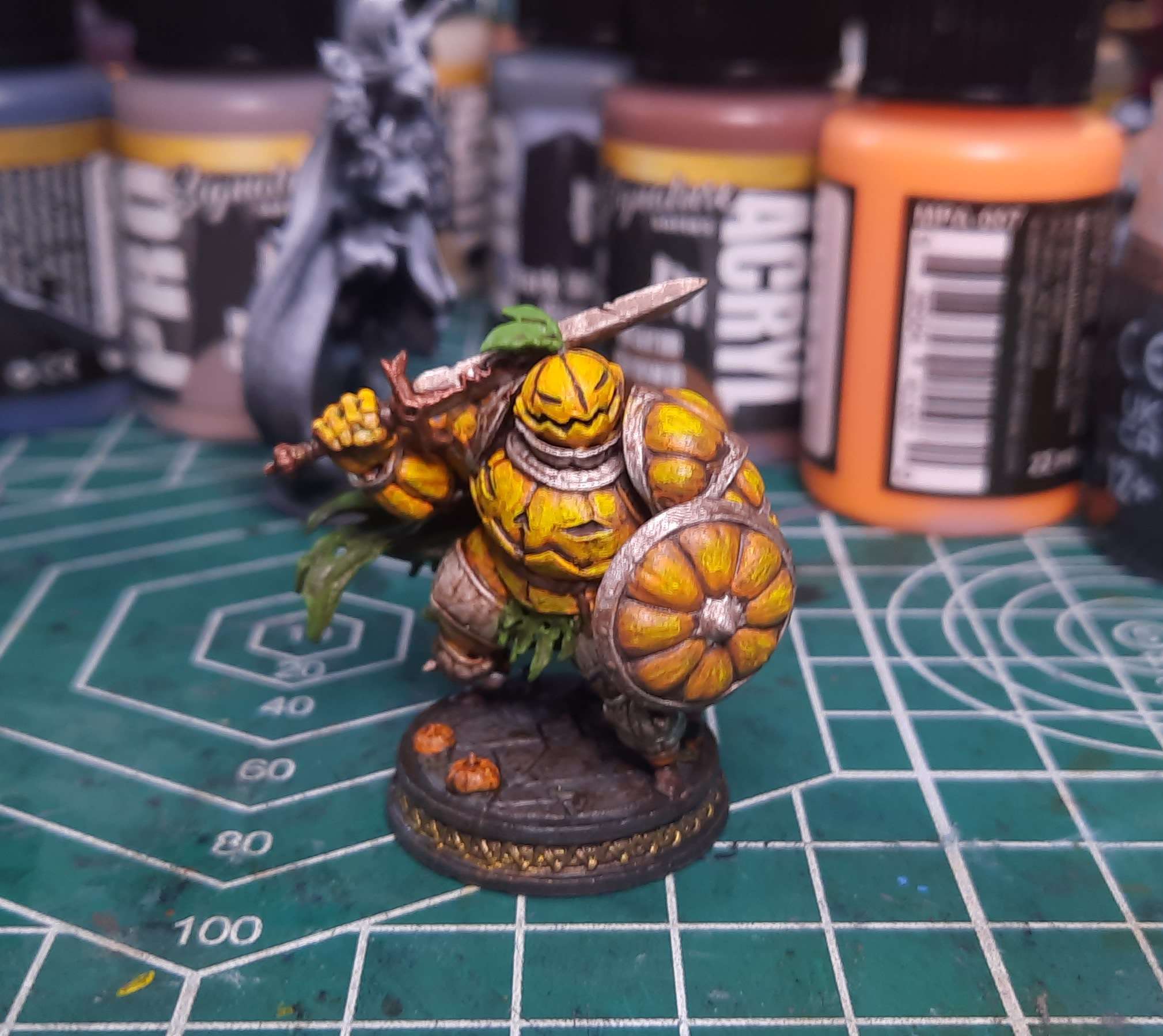 3D Printable Pumpkin Knight by The Witchguild