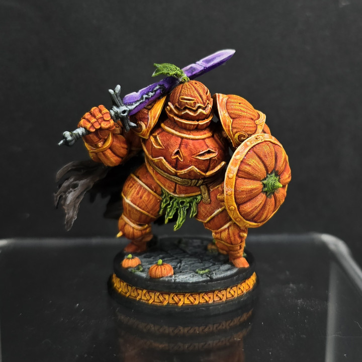 3D Print of Pumpkin Knight by GlitchadelMiniatures