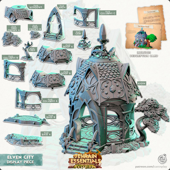 3D Printable Elven City Set (Pre Supported) - Terrain Essentials by ...