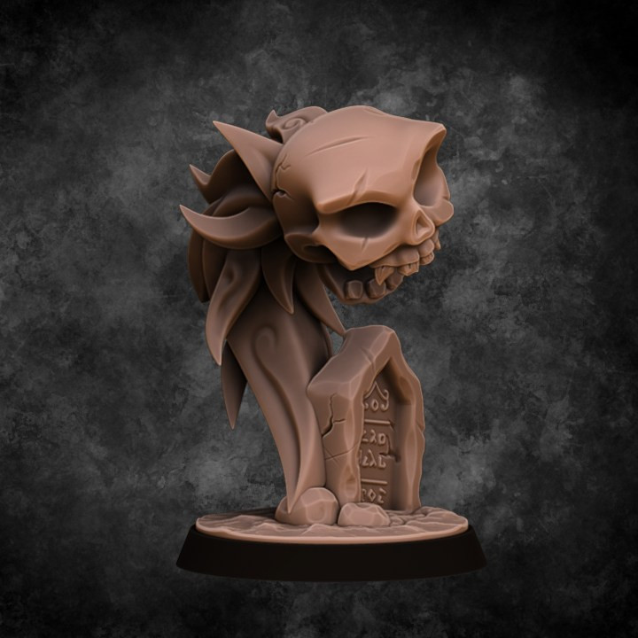 3D Printable Flame skulls by Deathpunk Studio
