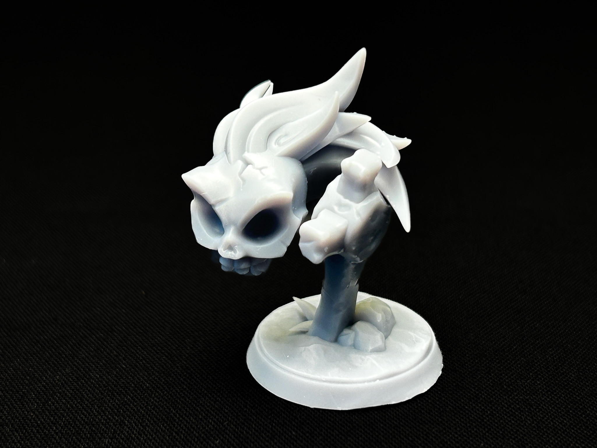 3D Printable Flame skulls by Deathpunk Studio