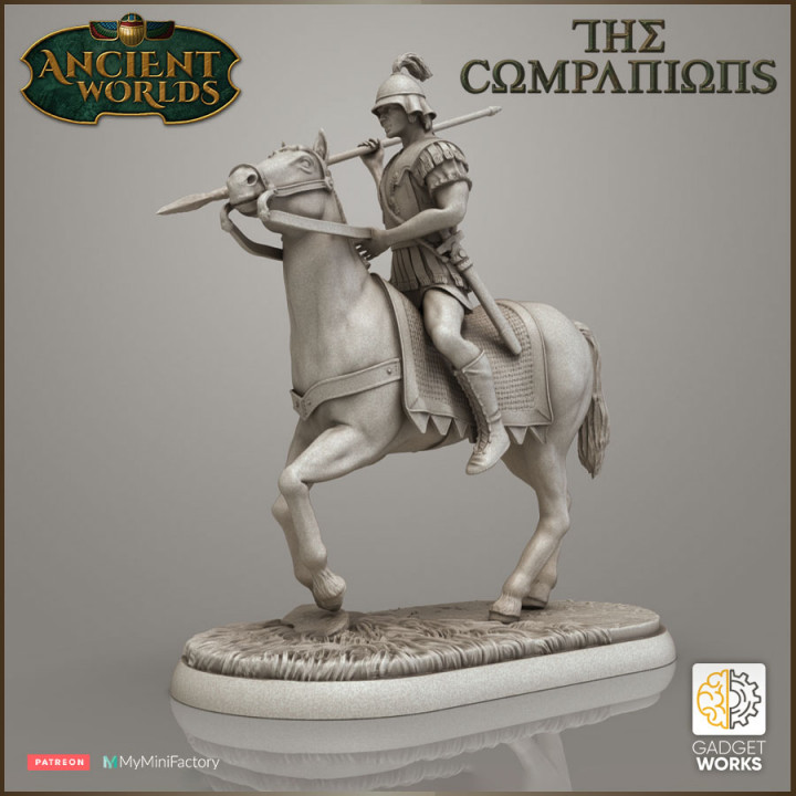 3D Printable Macedonian Companion Cavalry with Boeotian Helmets by ...