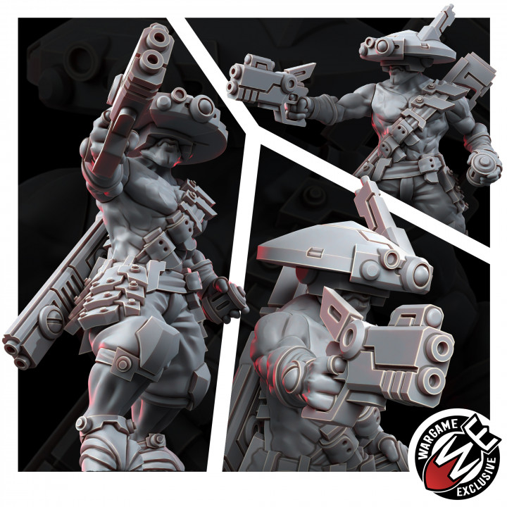 3D Printable GREATER GOOD SABOTEUR DEADEYE by Wargame Exclusive
