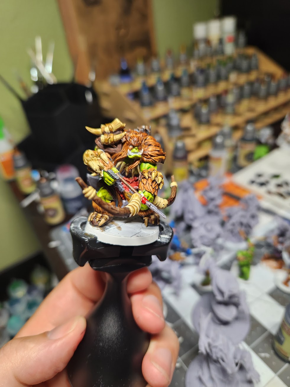 3D Printable Orc Ranger (+Bear) by Bite the Bullet