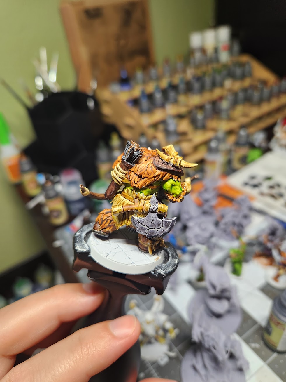 3D Printable Orc Ranger (+Bear) by Bite the Bullet