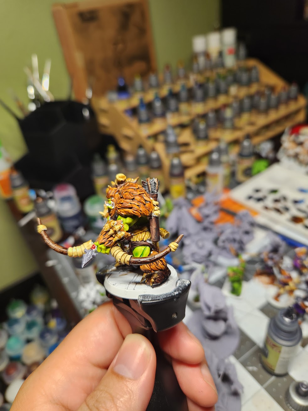 3D Printable Orc Ranger (+Bear) by Bite the Bullet