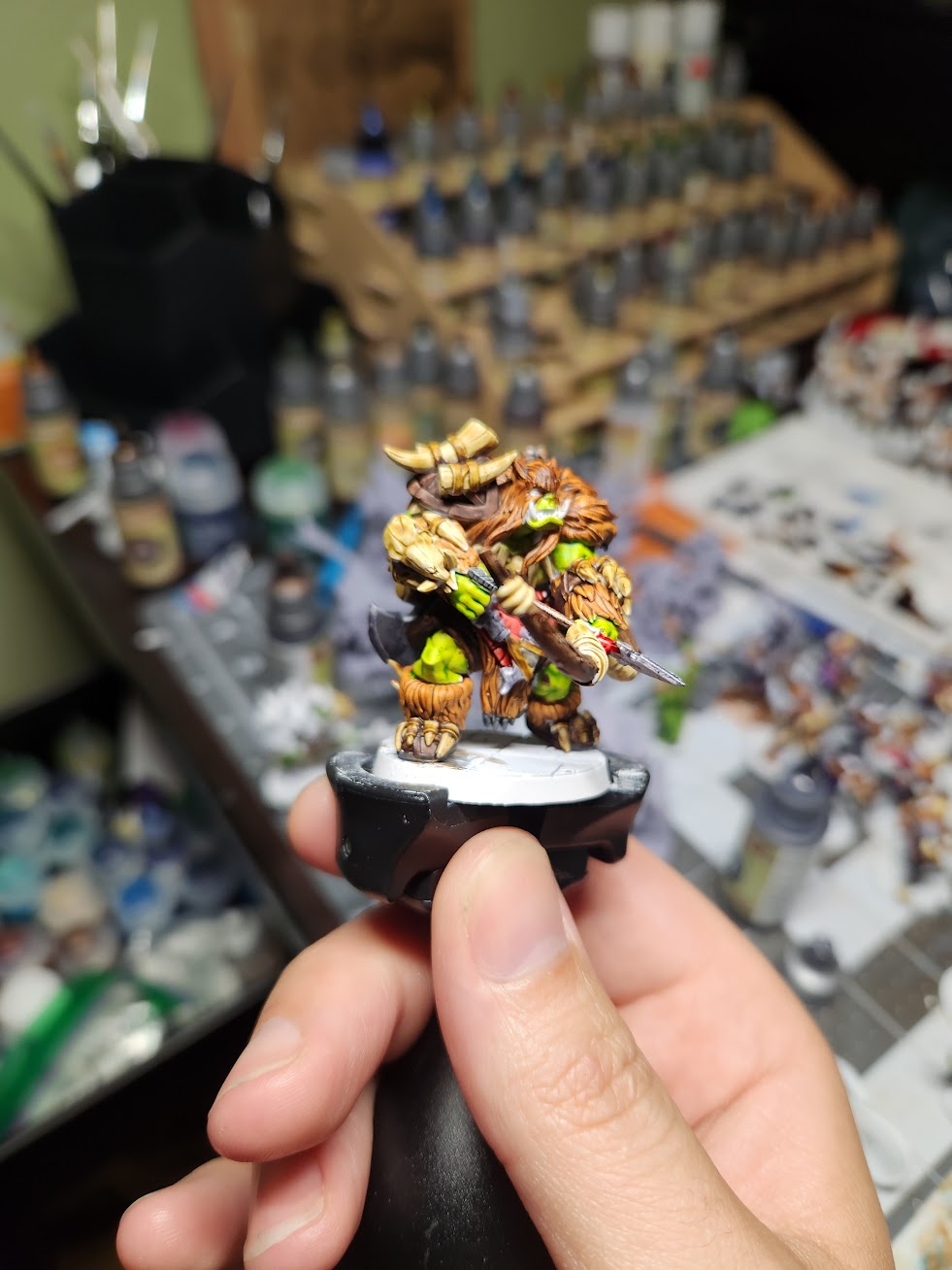 3D Printable Orc Ranger (+Bear) by Bite the Bullet