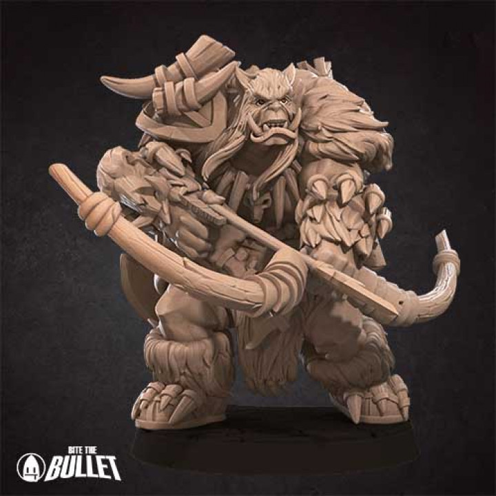 3D Printable Orc Ranger (+Bear) by Bite the Bullet