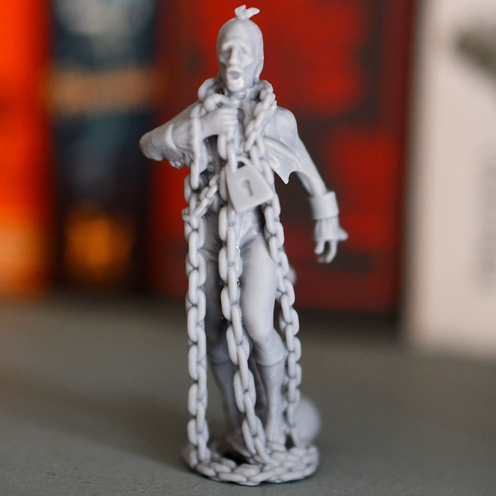 3D Printable Jacob Marley by Gametee 3d Miniatures