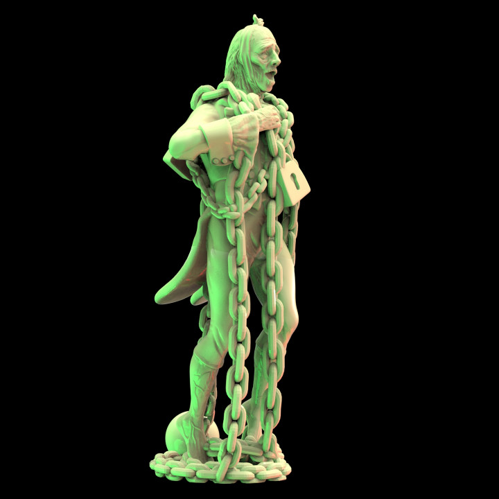 3D Printable Jacob Marley by Gametee 3d Miniatures