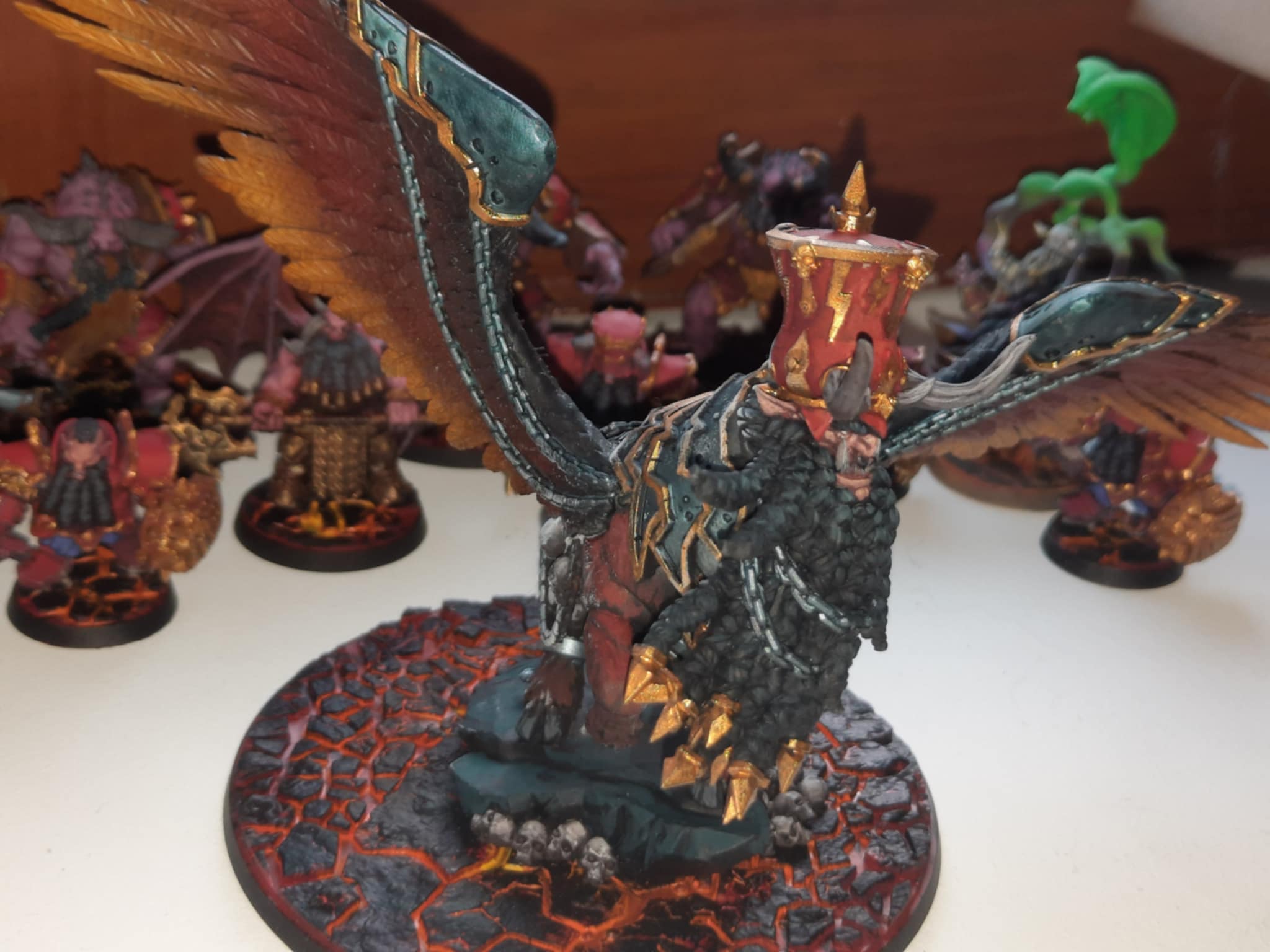 3D Printable Lamasu - Infernal Dwarves - Titan Forge Miniatures August ...