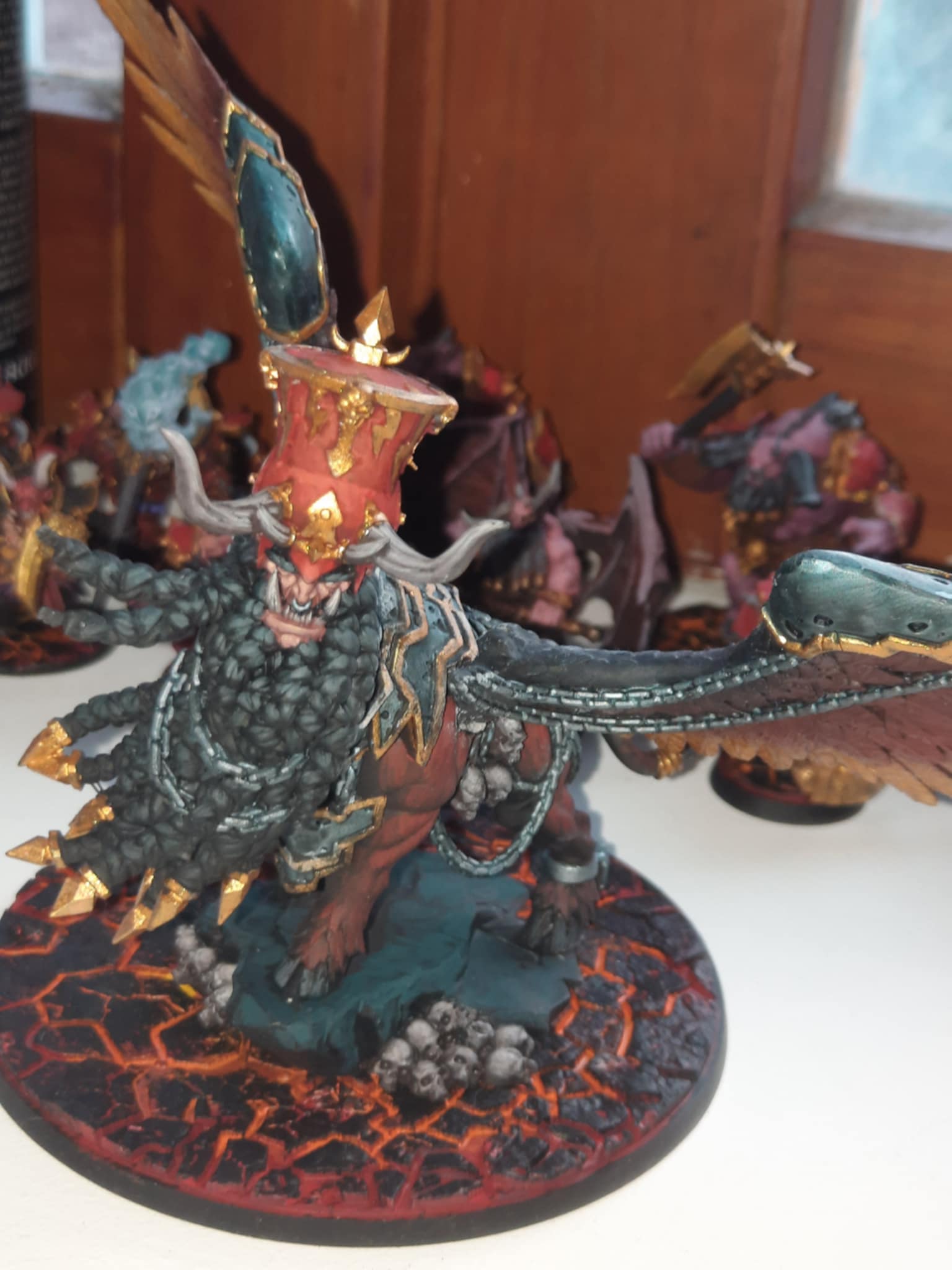 3D Printable Lamasu - Infernal Dwarves - Titan Forge Miniatures August 2023 by Titan Forge ...