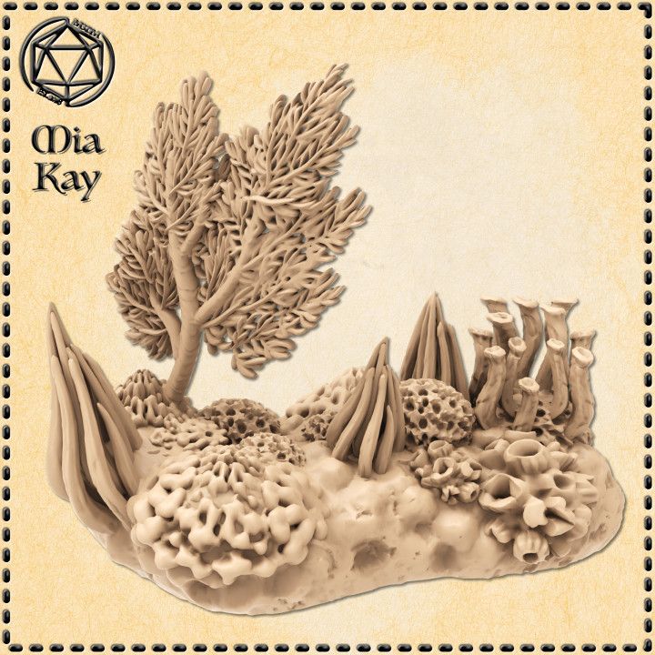 3D Printable Coral Reef by M3DM