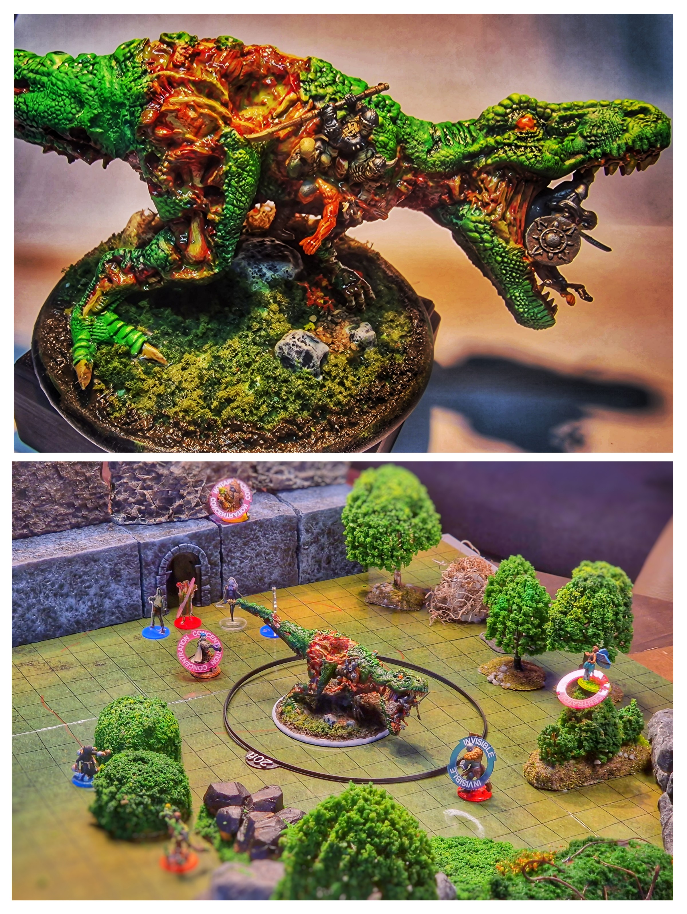 3D Printable Zombie T-Rex by Papel 3D