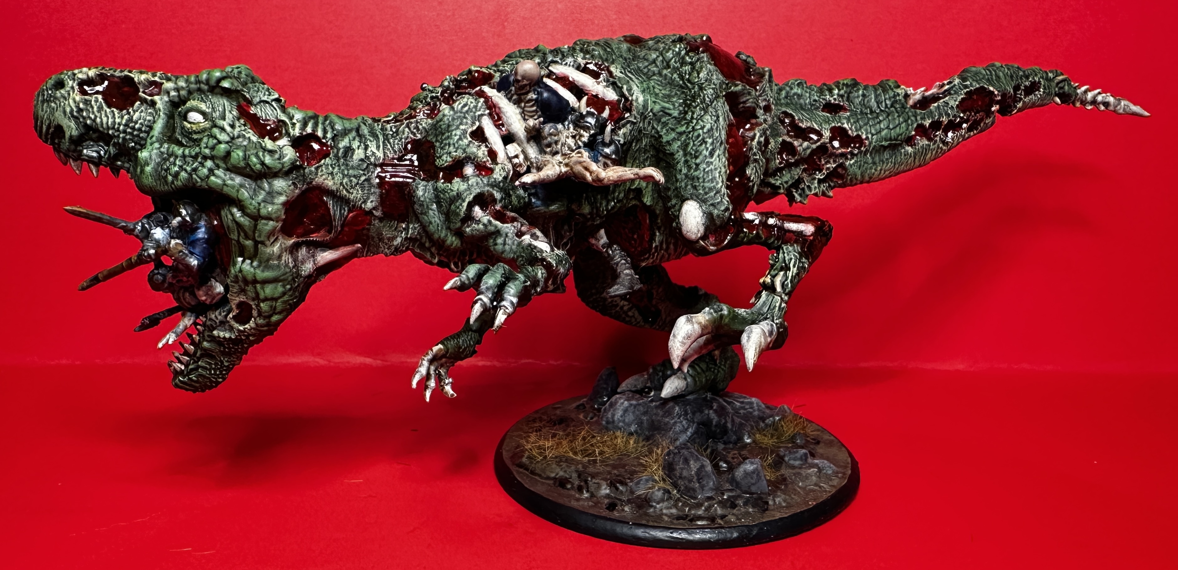 3D Printable Zombie T-Rex by Papel 3D