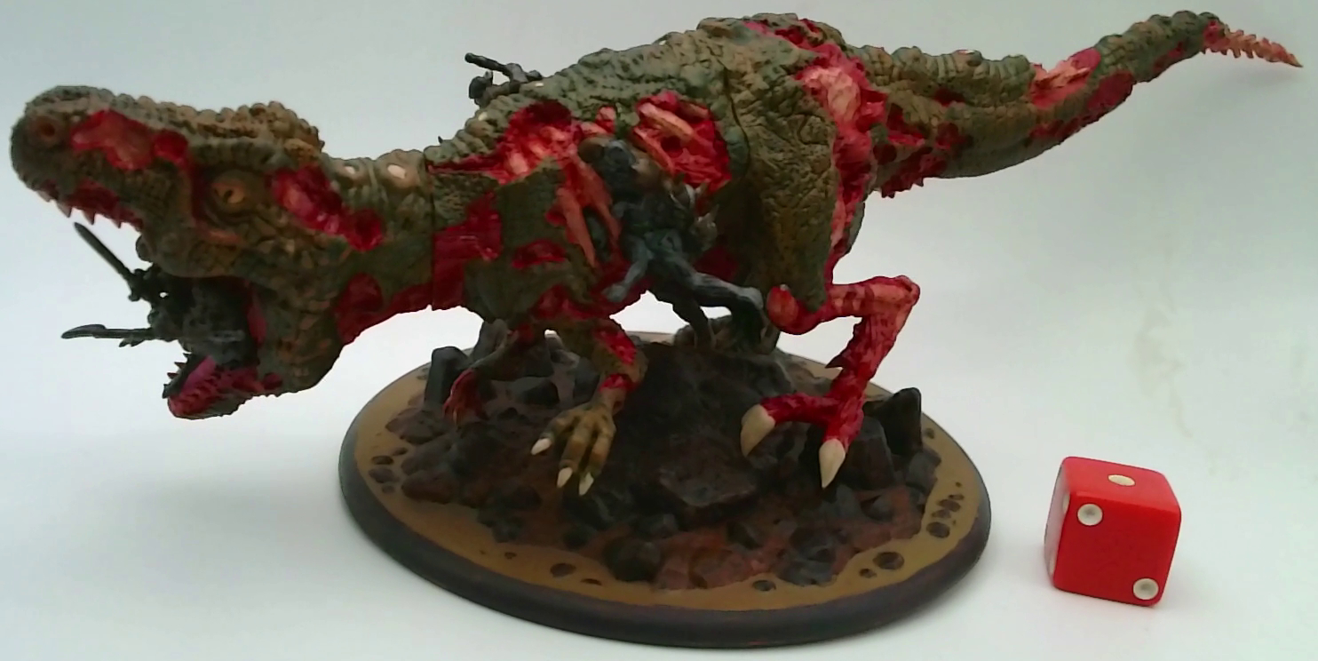 3D Printable Zombie T-Rex by Papel 3D