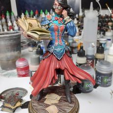 3D Printable Orinthia The Magical Librarian STANDALONE [presupported ...