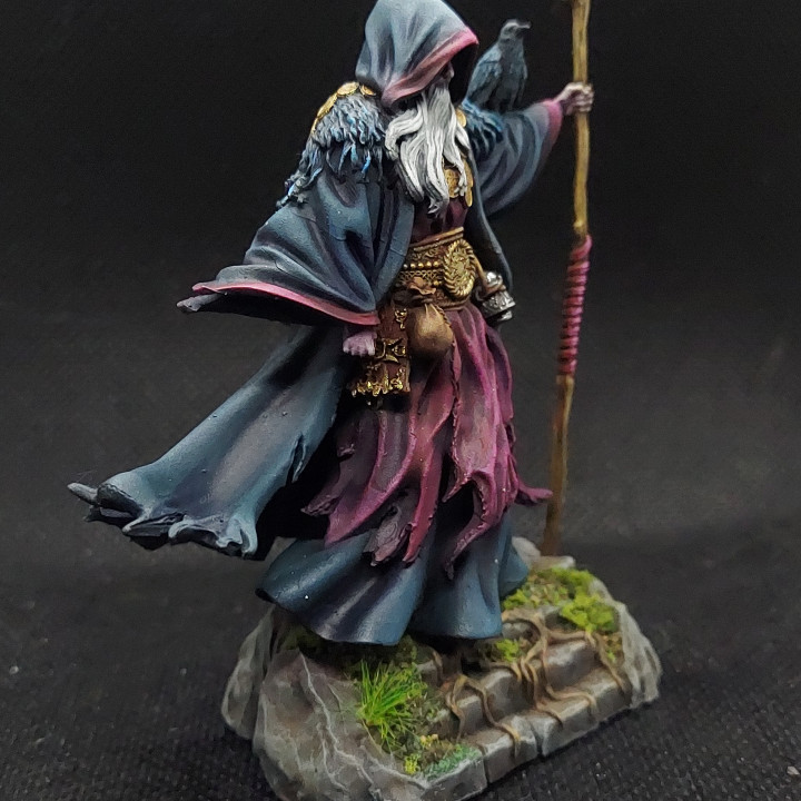 3D Print of Merlin the Wizard [presupported] by IsauraS