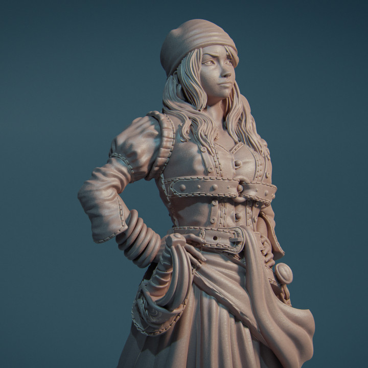 3D Printable Robber Girl [presupported] by Nerikson