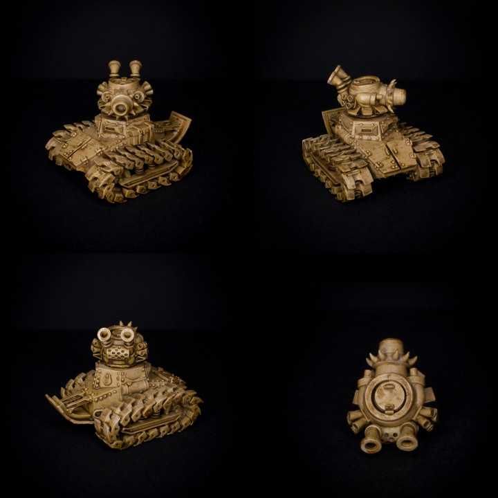 3D Printable Tonk by Knucklebones Miniatures