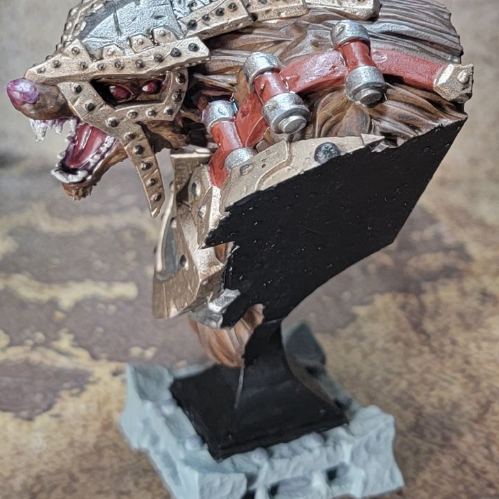 3D Print of Bust - Wererat Monstrosity by Krasis
