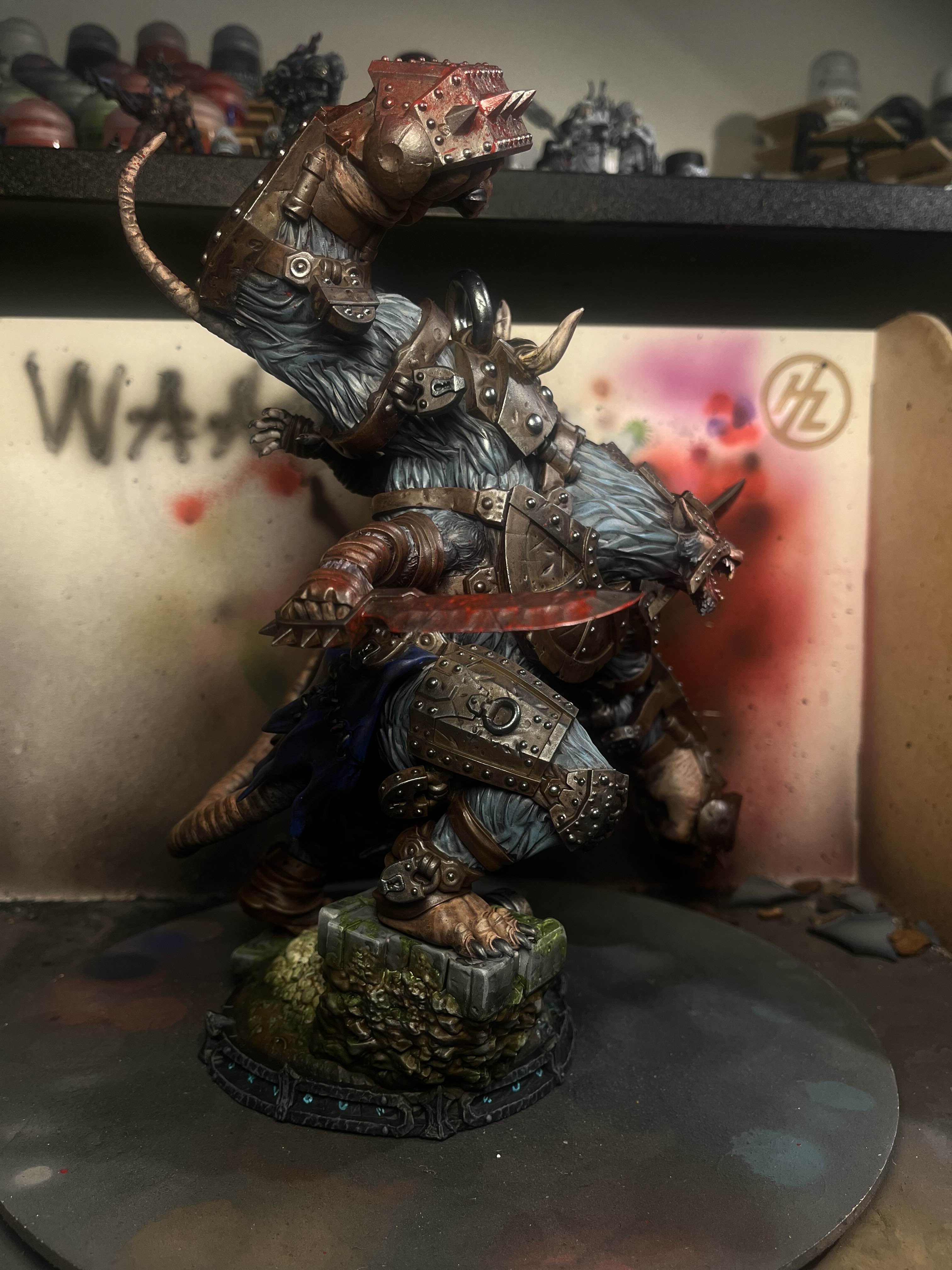 3D Printable Wererat Monstrosity by Witchsong Miniatures
