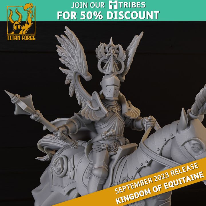3D Printable Lord - Kingdom of Equitaine - Titan Forge Miniatures ...
