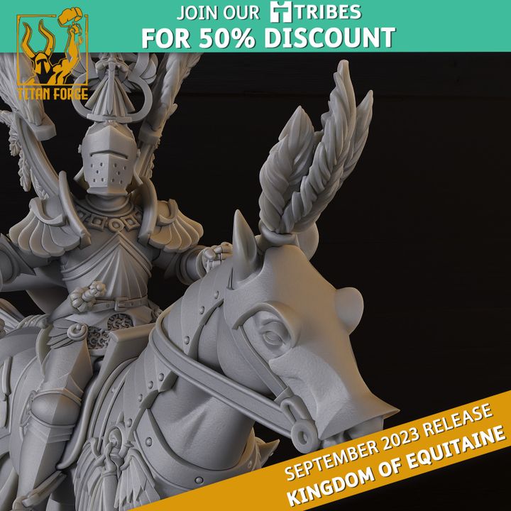 3D Printable Lord - Kingdom of Equitaine - Titan Forge Miniatures ...