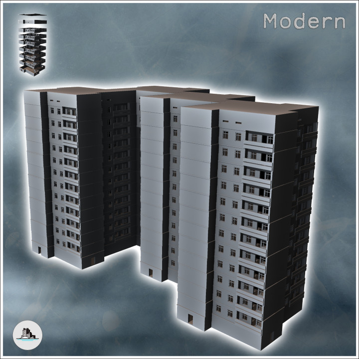 3D Printable Modern city pack No. 2 - Modern WW2 WW1 World War Diaroma ...