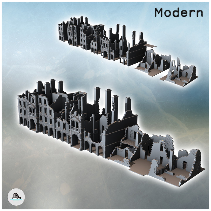 下载 Modern city pack No. 3 - Modern WW2 WW1 World War Diaroma Wargaming ...