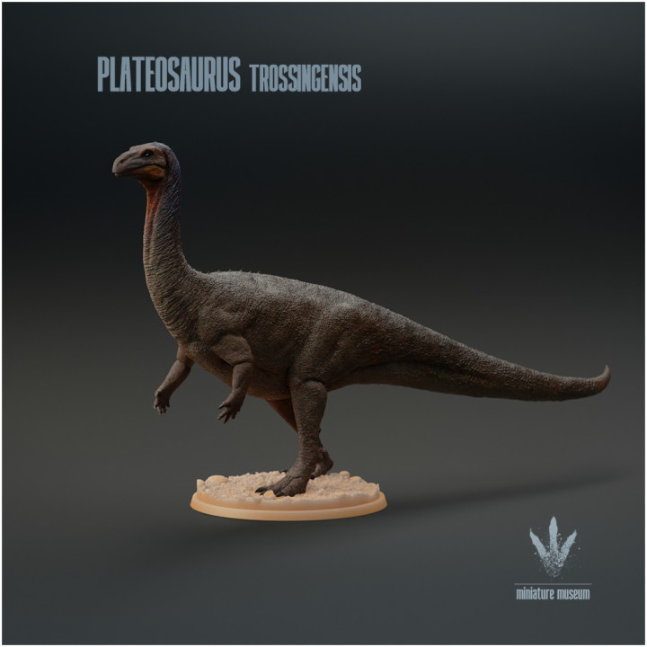 3D Printable Plateosaurus trossingensis : The Broad Lizard by Miniature ...