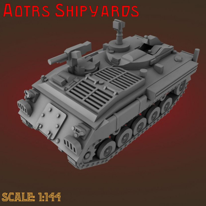 3D Printable MG144-UK05H FV438 Swingfire by Aotrs Shipyards