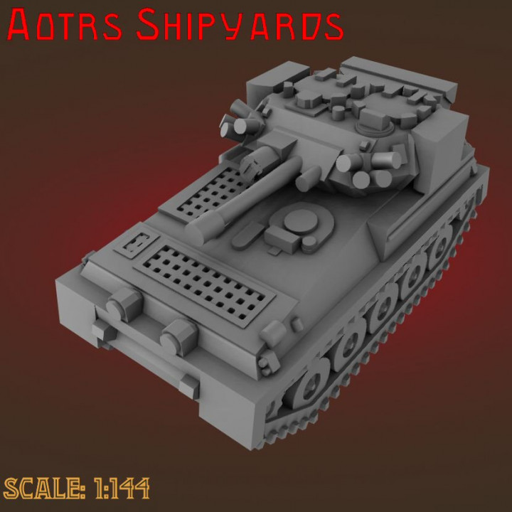 3D Printable MG144-UK06 FV101 Scorpion by Aotrs Shipyards