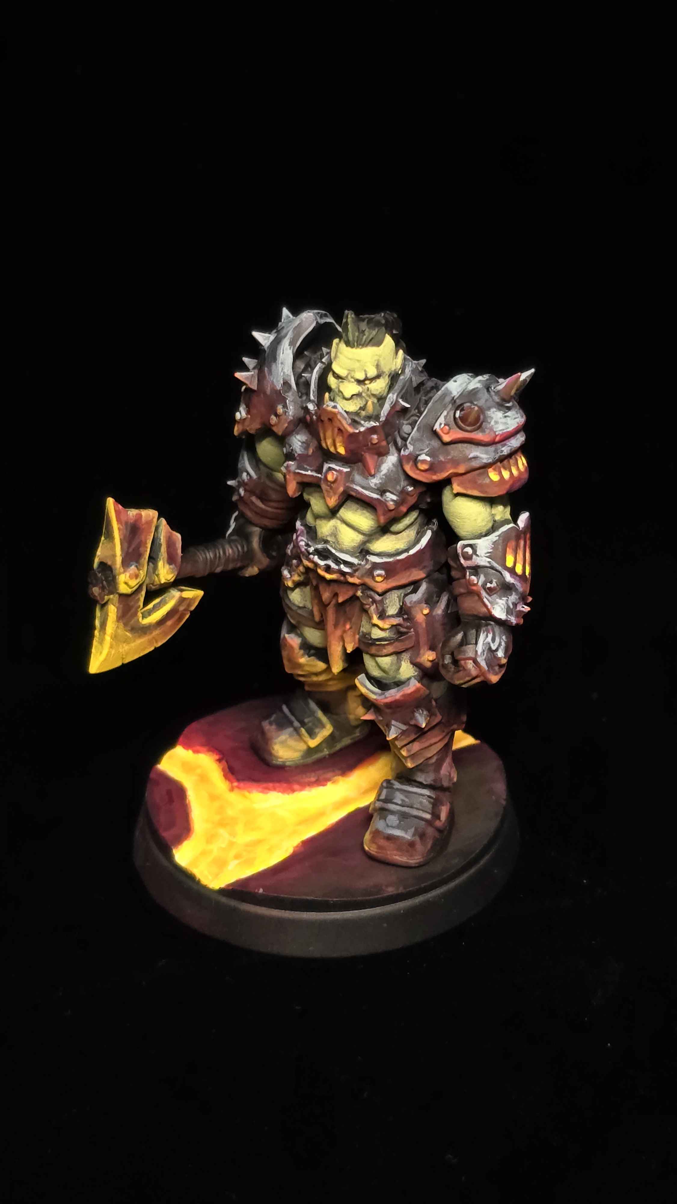 3D Printable WP - Fire and Iron - Male Orc Warrior C by Imagine Minis